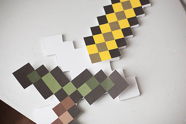 Digital To Real Life: DIY Minecraft Sword — All for the Boys